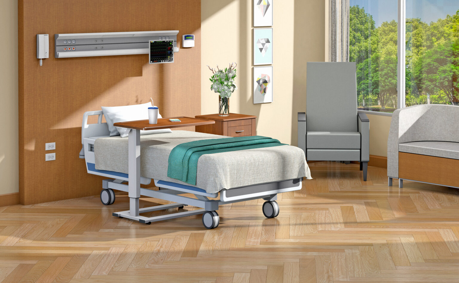 Hospital Overbed Tables | MedViron